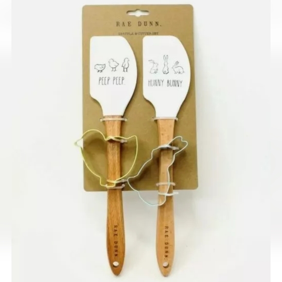 Rae Dunn | Kitchen | Rae Dunn Easter Spatula Set Peep Peep Hunny Bunny ...